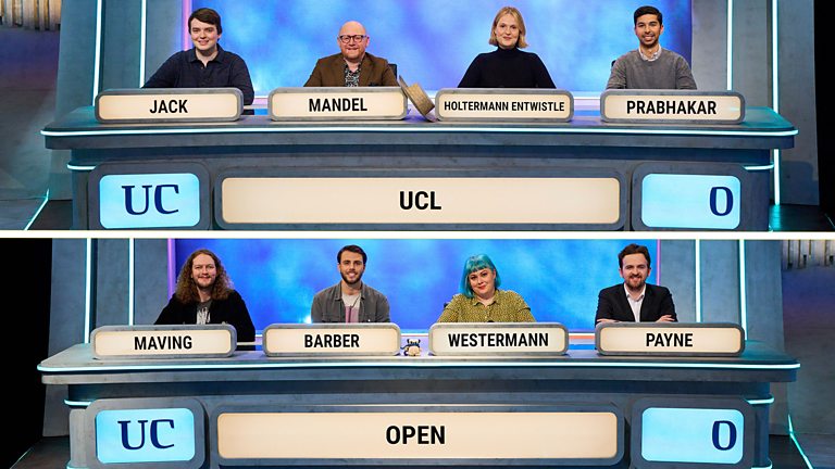 BBC Two - University Challenge, 2024/25 - Episode guide