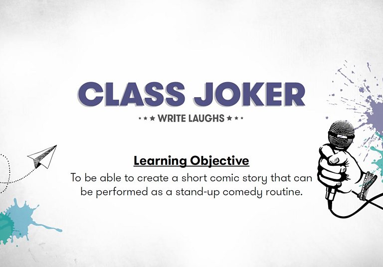 BBC - Comedy Classroom - Welcome to Comedy Classroom for secondary schools