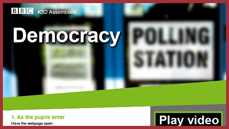 School Radio - Assemblies KS2 - British values - Democracy
