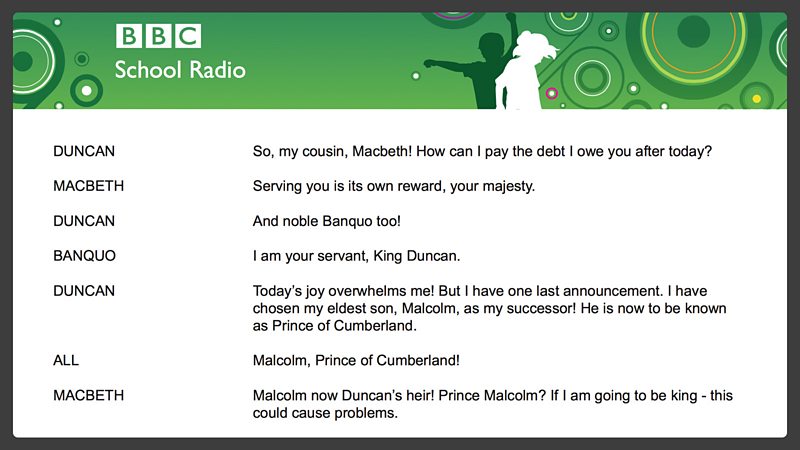 Macbeth: 5. Witches' brew - BBC Teach