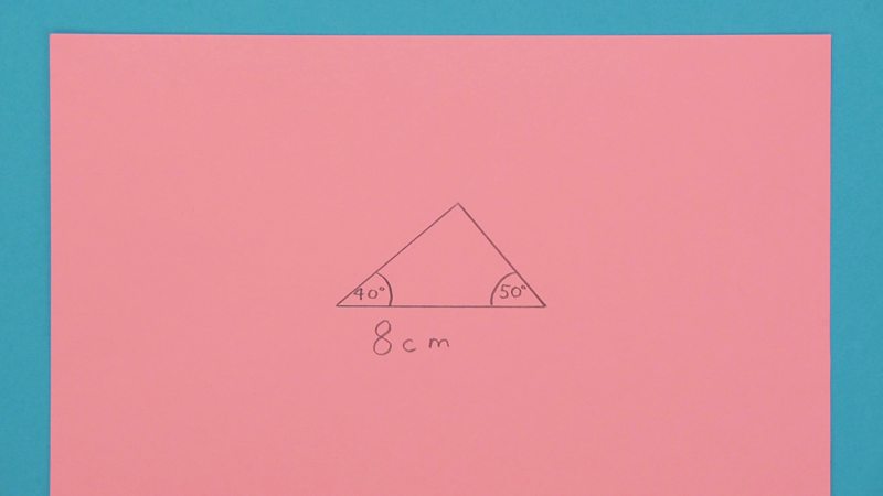 How to construct triangles - BBC Bitesize