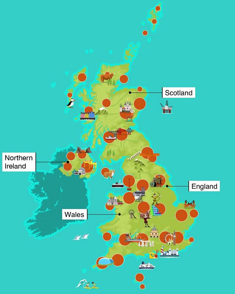 Feet map - BBC Teach
