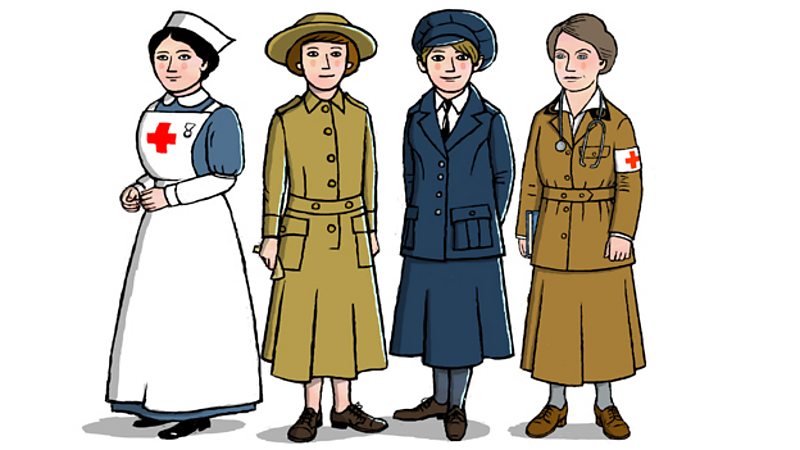 What did women do on the front line in World War One? - BBC Bitesize