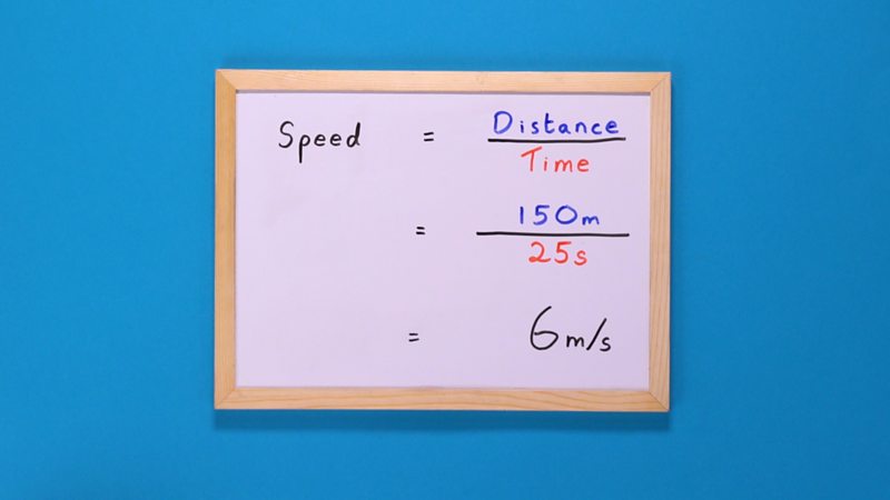 Calculating speed, distance and time - KS3 Maths - BBC Bitesize