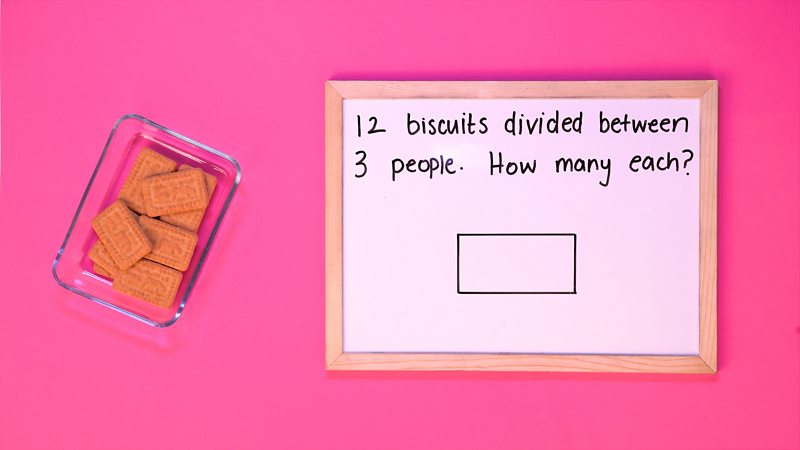 How to visualise division with an array - BBC Bitesize