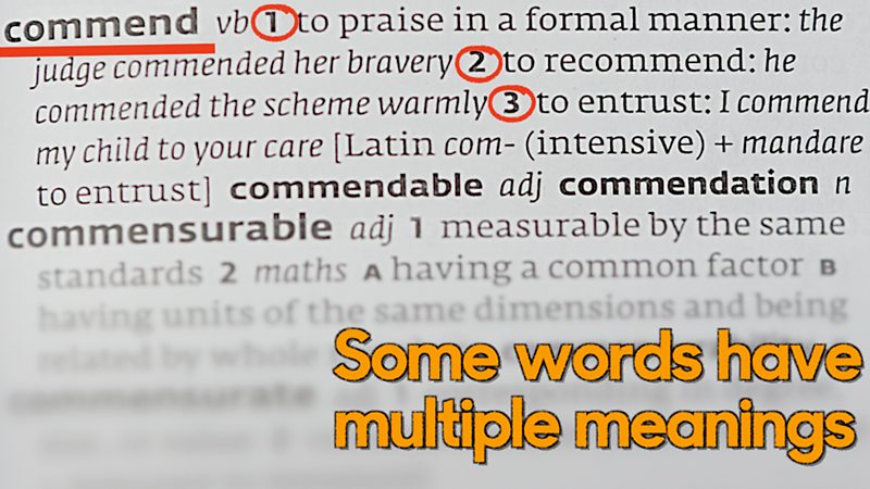 How to use a dictionary - BBC Bitesize