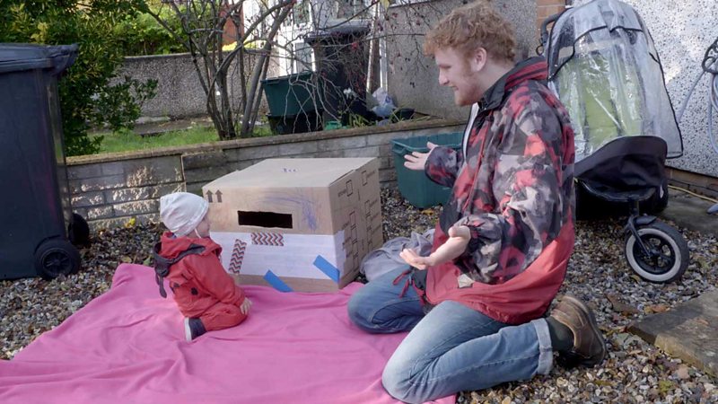 Easy posting games for toddlers: Create your own postbox - BBC Tiny ...