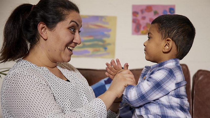 Cross Cross, Line Line - Nursery Rhyme - BBC Tiny Happy People