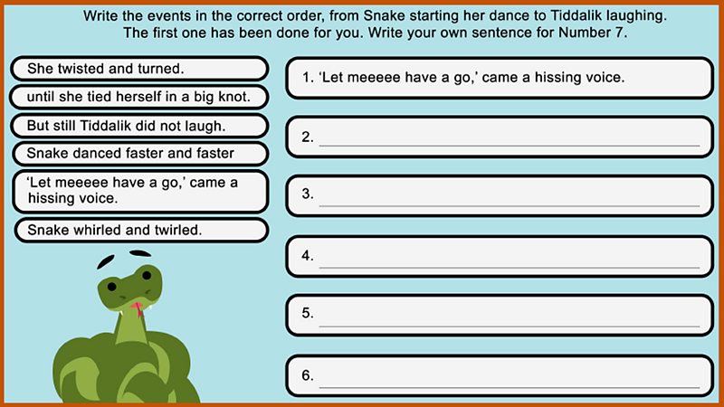 English KS1: Tiddalik the Frog - BBC Teach