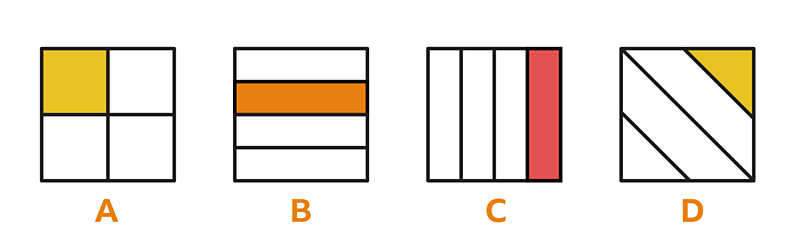Finding a quarter of a shape - Maths - Learning with BBC Bitesize
