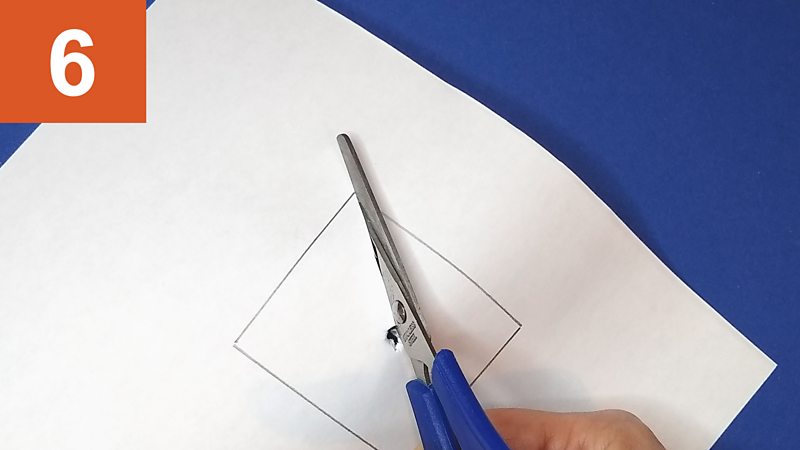 Cutting square and angular holes: corners first, then sides - BBC Bitesize