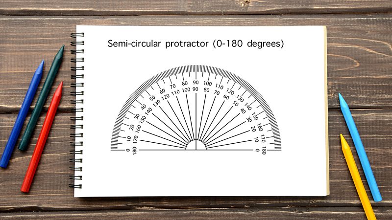 How to measure an angle - BBC Bitesize