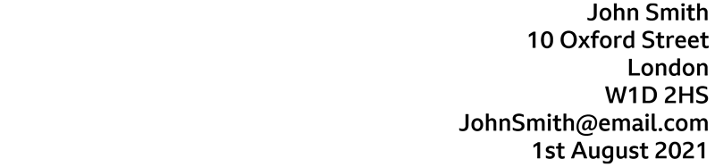 How to write a formal letter - BBC Bitesize