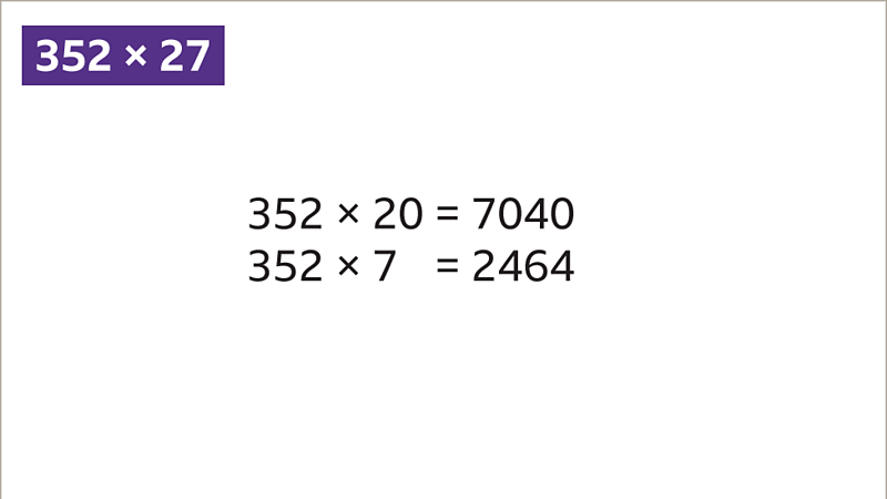 How to multiply using the partition method - KS3 Maths - BBC Bitesize