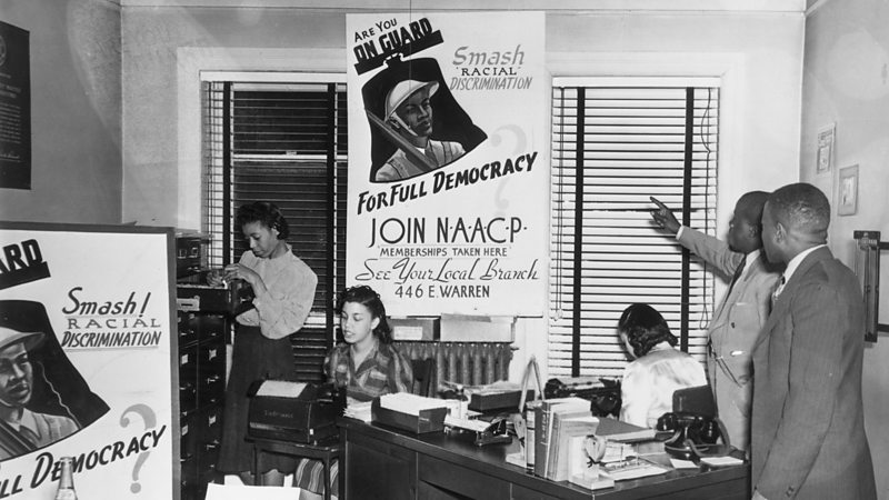 Fighting for black rights in the early 1950s - Life for black Americans ...