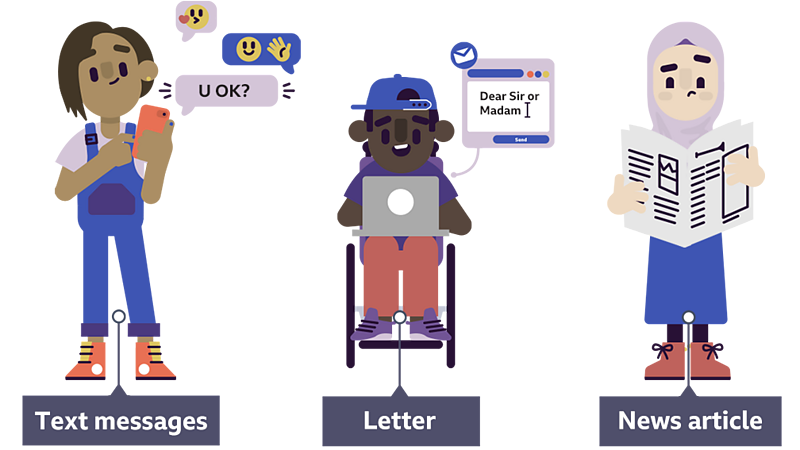 Examining different text types - BBC Bitesize