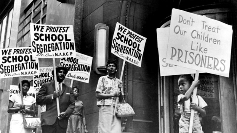 Civil rights - school desegregation - Post-war American society - AQA ...