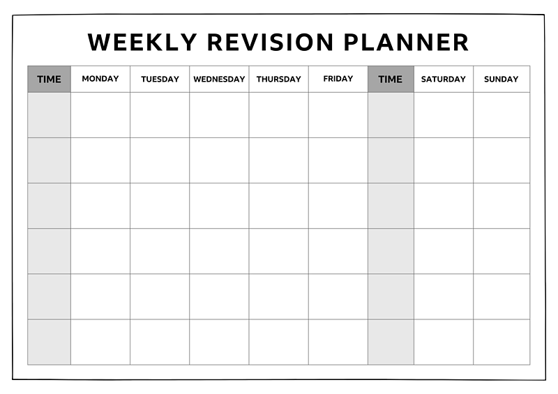 How do I make a revision timetable for my exams? - BBC Bitesize