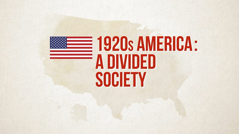 America, 1920-1938 - GCSE History - BBC Bitesize