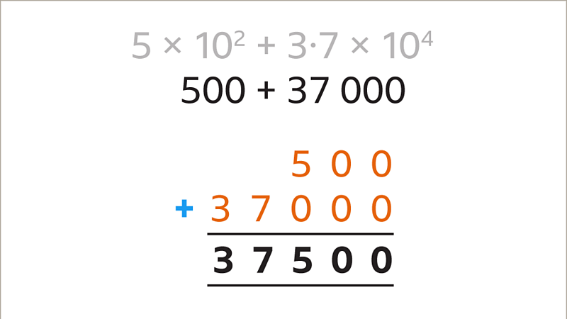 Calculations with standard index form - BBC Bitesize