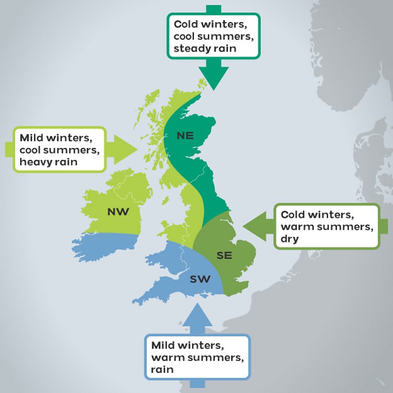 Weather and climate in the UK | KS2 Geography | Year 3 and Year 4 - BBC ...