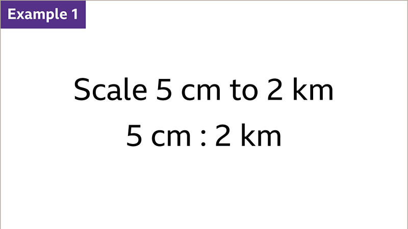 Map scales and ratio - KS3 Maths - BBC Bitesize