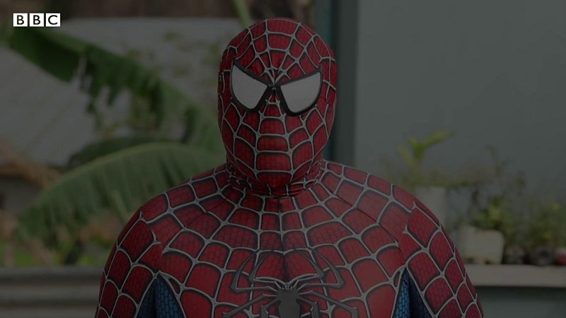 Nigeria Spider-Man: Jonathan Olakunle dey fight for cleaner society ...