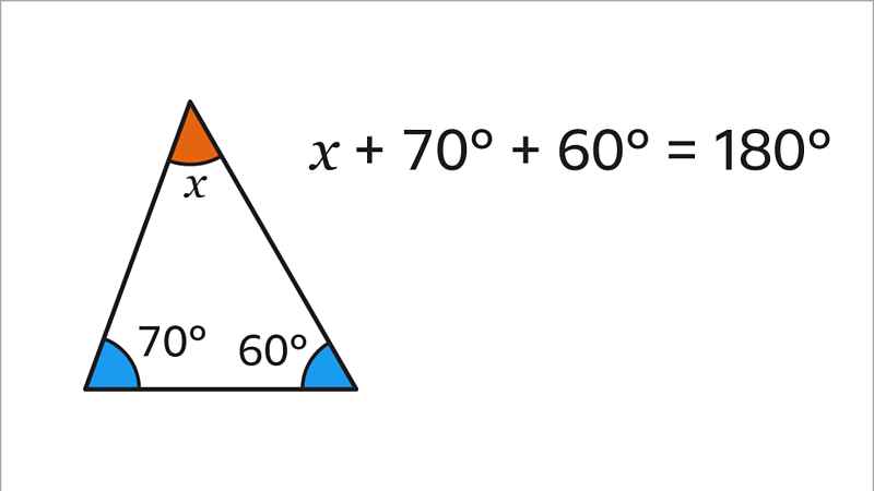 Angles in triangles and quadrilaterals - KS3 Maths - BBC Bitesize