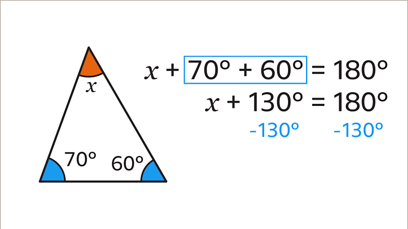 Angles in triangles and quadrilaterals - KS3 Maths - BBC Bitesize