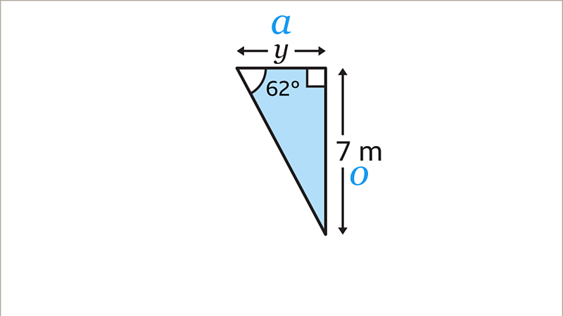 Finding the length of a side in a right-angled triangle - KS3 Maths ...