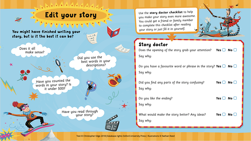 Lesson activities for help writing stories for 500 Words - BBC Teach
