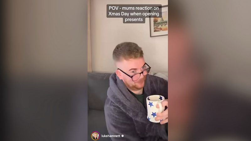 Luke Hamnett: The insurance salesman turned TikTok sensation - BBC News