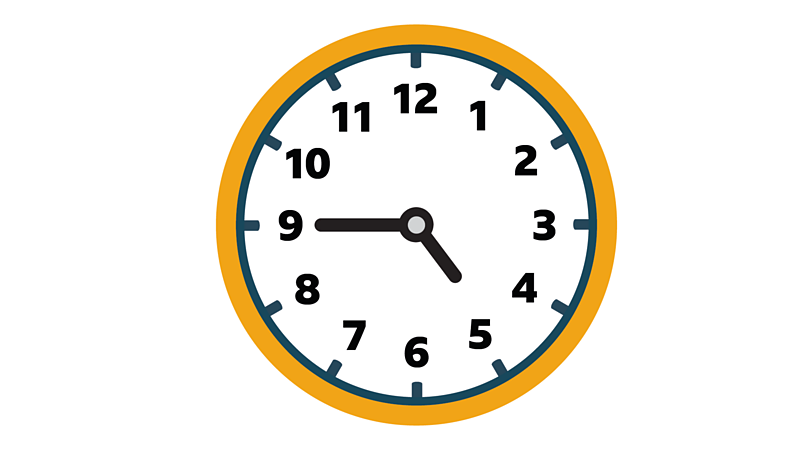 Quarter past and quarter to - KS1 maths - BBC Bitesize