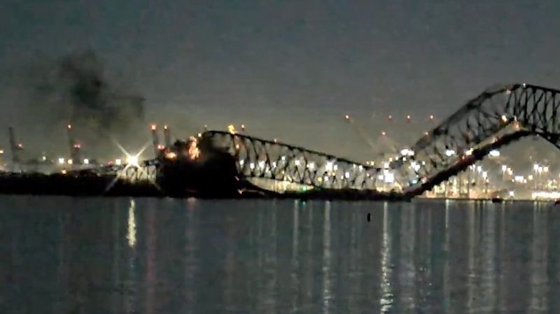 Baltimore Scott Key Bridge: Video show moment bridge collapse afta ship ...