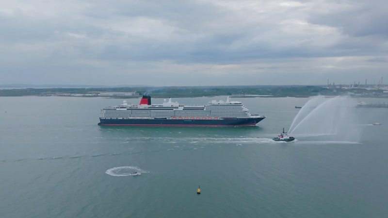 Cunard Queen Anne cruise ship set for maiden voyage - BBC News