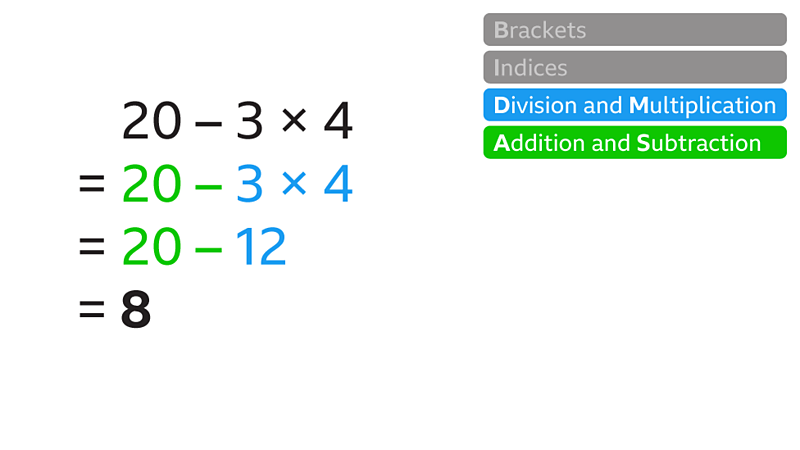 Order of operations and negative numbers - GCSE Maths Revision - BBC ...