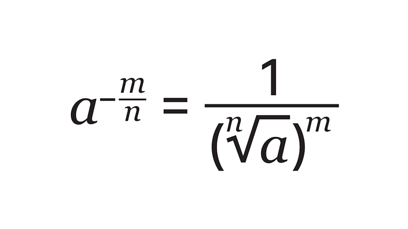 Negative and fractional indices - GCSE Maths Revision - BBC Bitesize