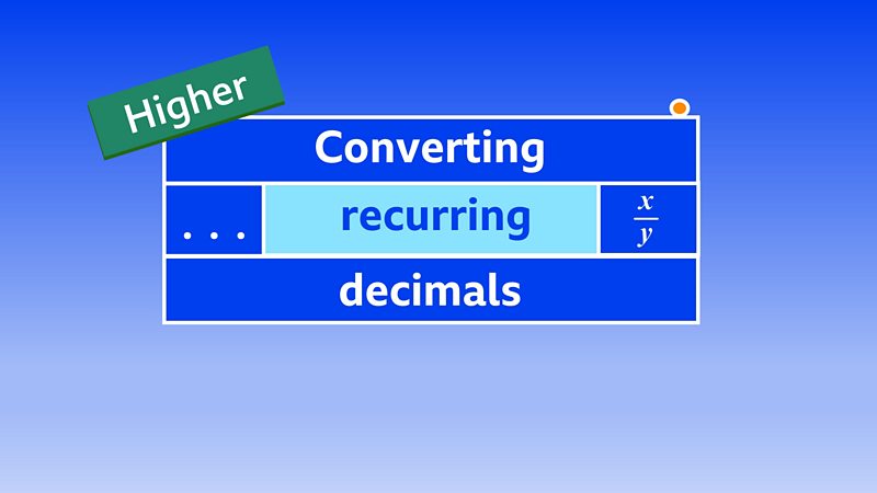Number - GCSE Maths - BBC Bitesize