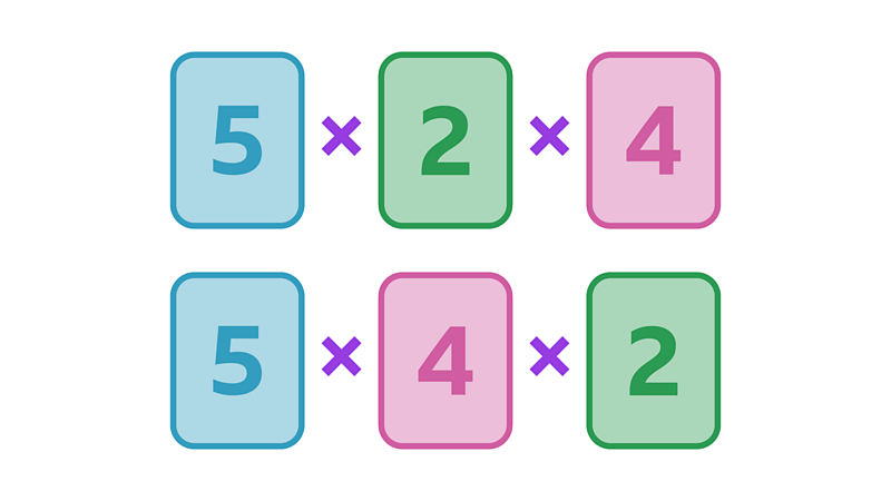 Multiply three 1-digit numbers - KS2 Maths - Year 4 - BBC Bitesize