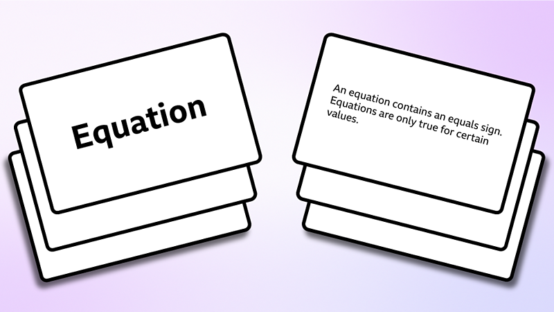 GCSE Maths flashcards - algebra - BBC Bitesize