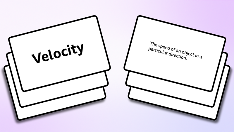 GCSE Physics flashcards - forces part 2 - BBC Bitesize