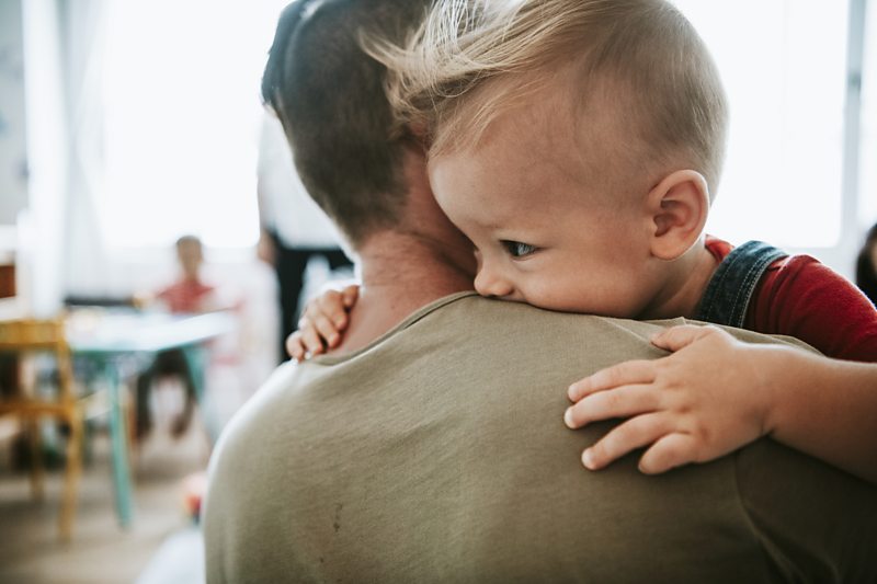 Building a goodbye routine with your child - BBC Tiny Happy People