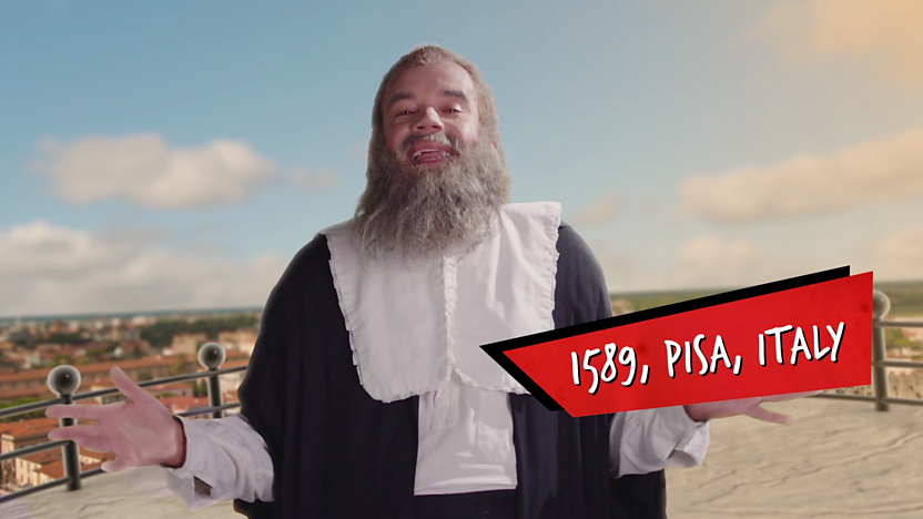 Galileo Pisa Experiment Animation Cartoon KS2 Science: The Work Of
