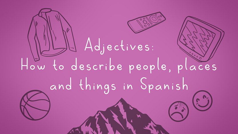 Adjectives In Spanish Amazon.com: SPANISH ADJECTIVE & INTERJECTION