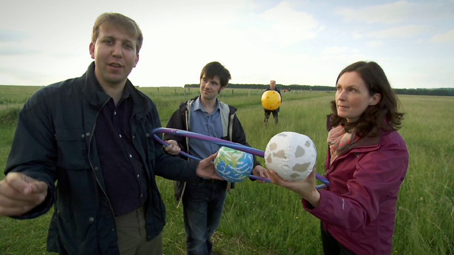 BBC Four - The Sky at Night, Solstice, The Bush Barrow gold lozenge