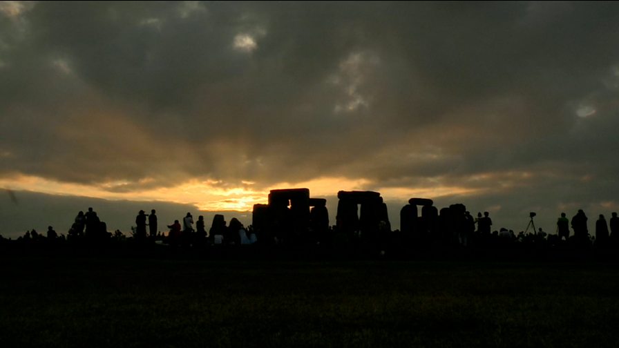 BBC Four - The Sky at Night, Solstice, The Bush Barrow gold lozenge