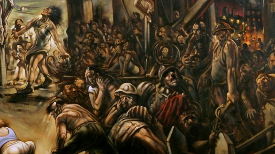 BBC Two - ArtWorks Scotland, The Madness of Peter Howson, Howson paints ...