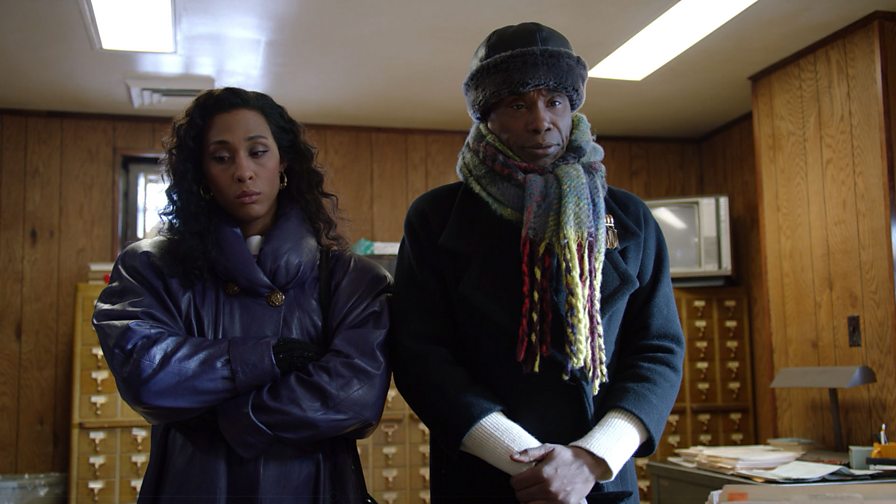 BBC Two - Pose, Series 2, Episode 1, Blanca and Pray Tell visit Keenan's burial site