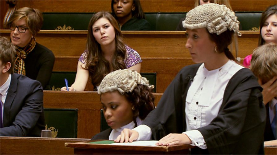 BBC Two - Young Legal Eagles, Mock criminal trial at the Old Bailey ...