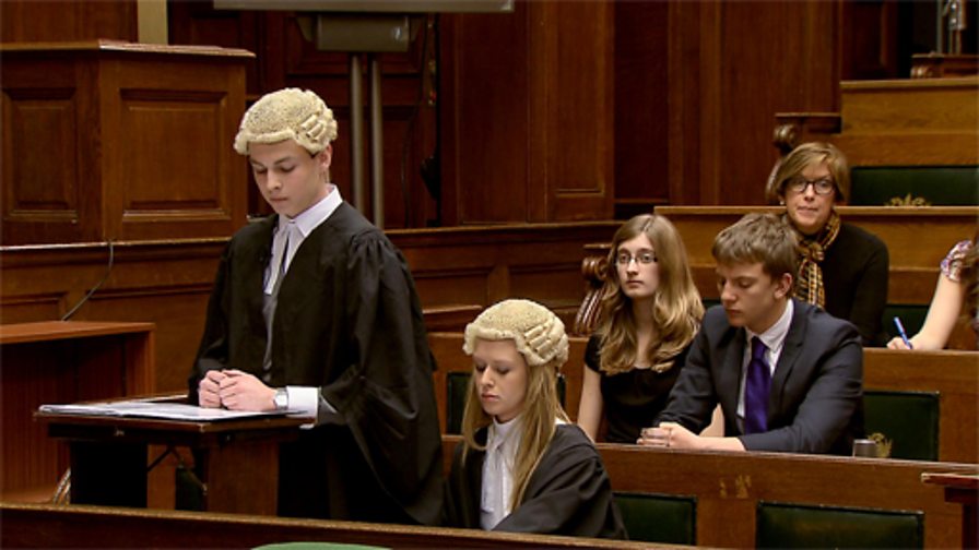 BBC Two - Young Legal Eagles, Mock criminal trial at the Old Bailey ...